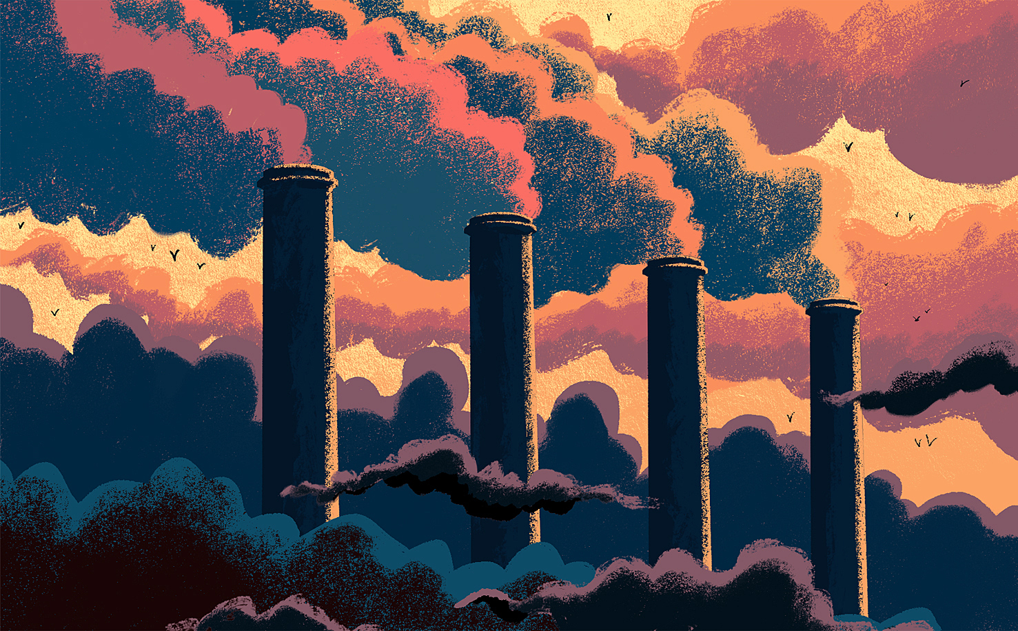 Climate Change Backgrounds - Tom Clohosy Cole