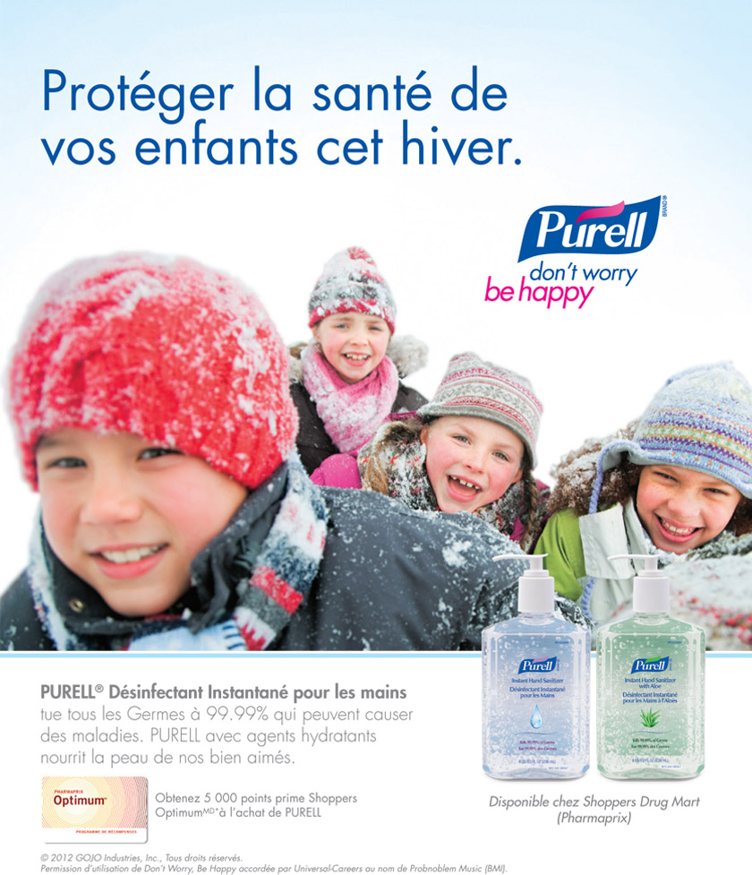 GOJO - Purell International Flyer - The work of Stuart Dudukovich
