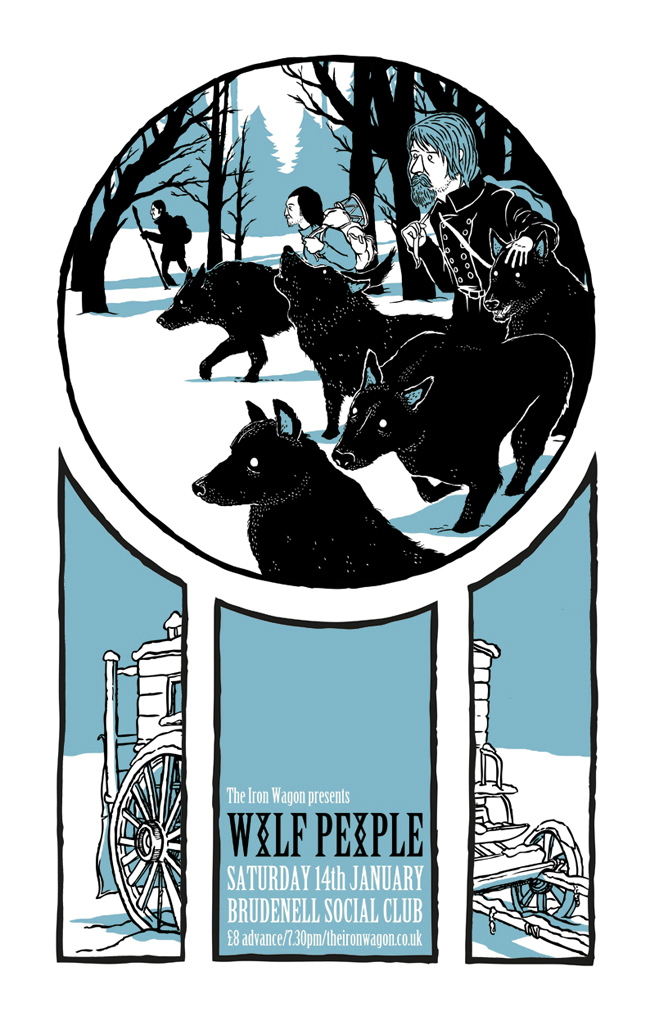 Wolf People tour poster - matpringle