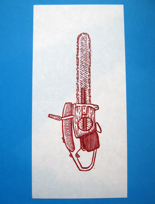 Oh the Horror linocut prints - matpringle