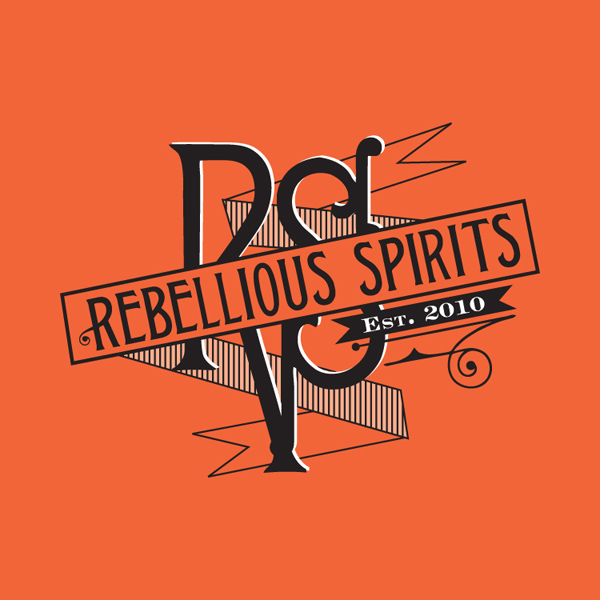 Rebellious Spirits Branding & Printing - Giant Squid Press: Graphic ...