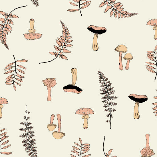 mushroom + fern - Susannah Lee Cutler