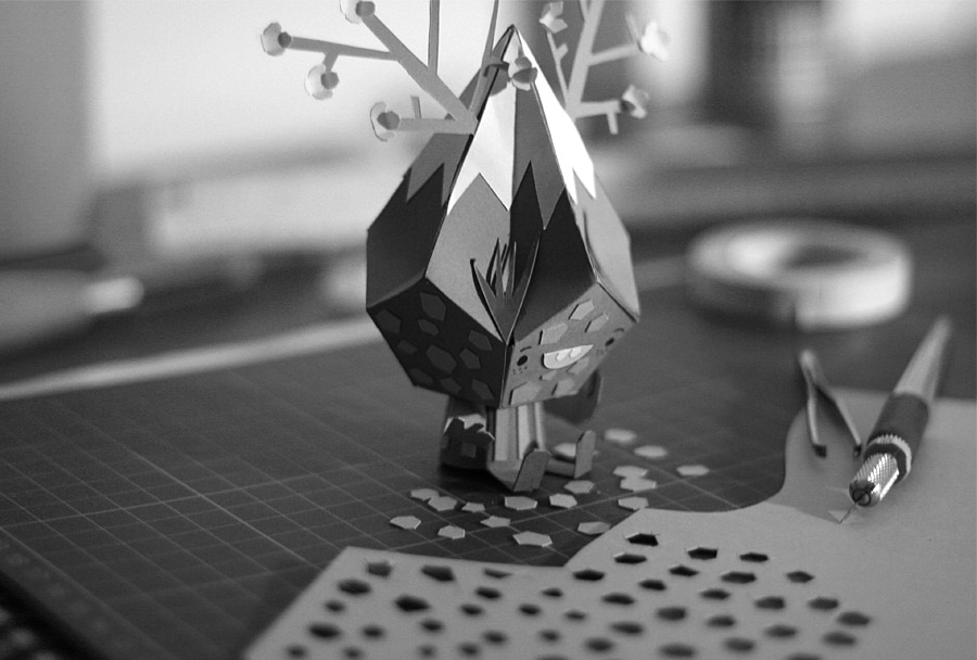 Paper toy - Lobulo Design
