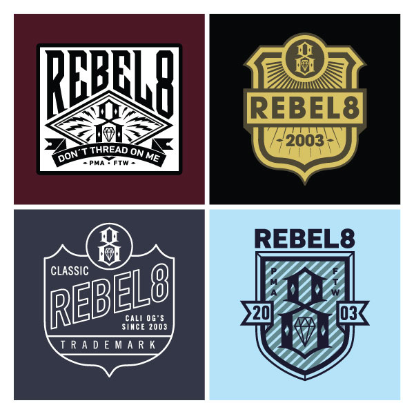 Rebel8 - poison graphic design