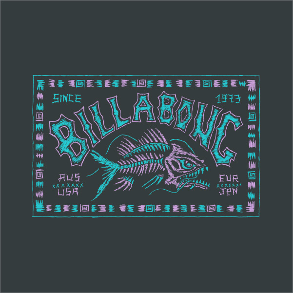 Billabong - poison graphic design