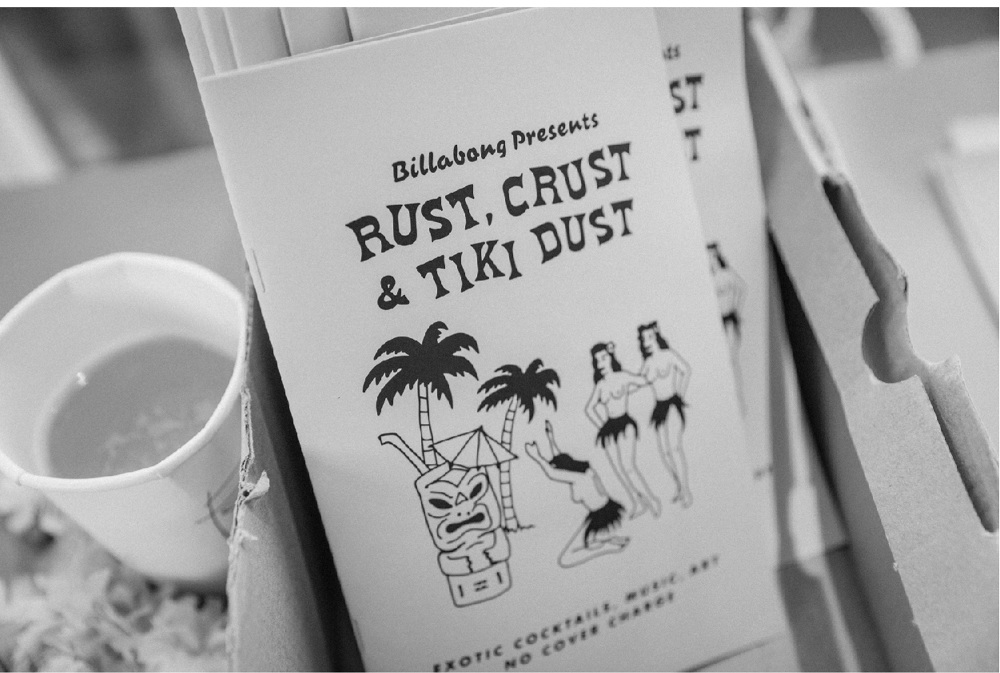 Rust Crust and Tiki Dust - poison graphic design