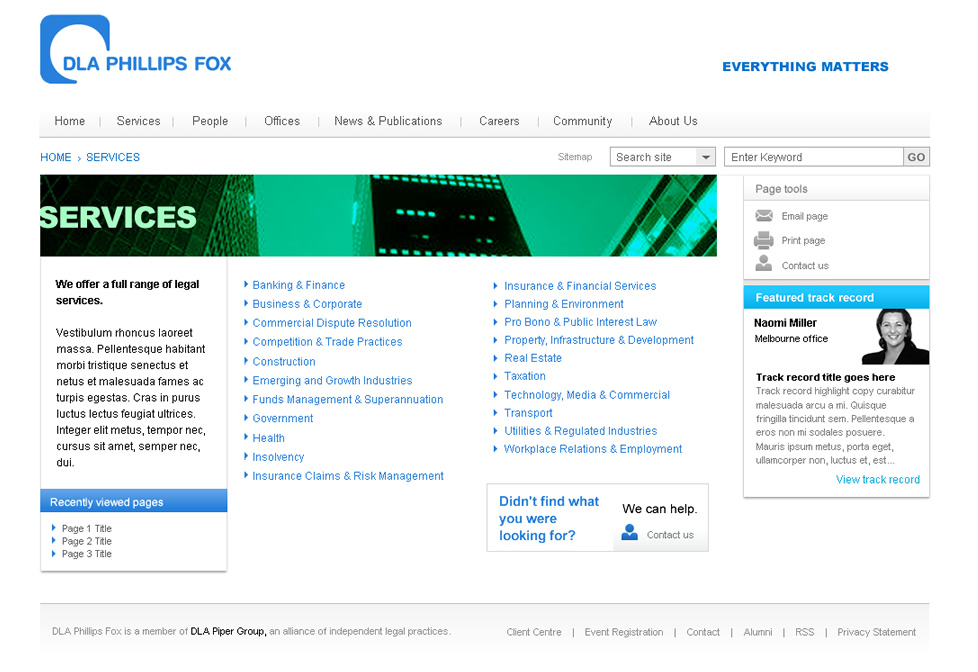 Dla Phillips Fox Logo