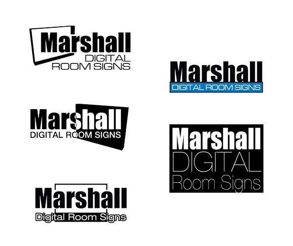 Logo: Marshall Digital Room Signs - Laura Peirano