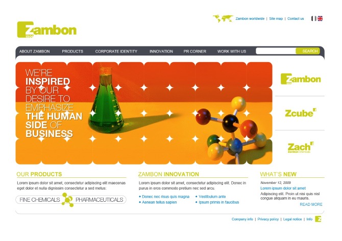 ZAMBON GROUP_WEB DESIGN - FiNa_CreatiVe