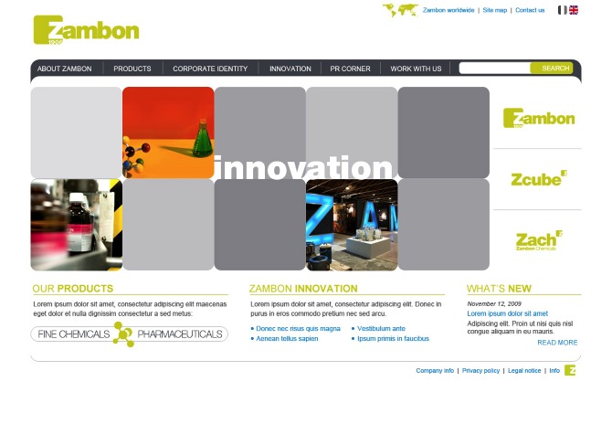 ZAMBON GROUP_WEB DESIGN - FiNa_CreatiVe