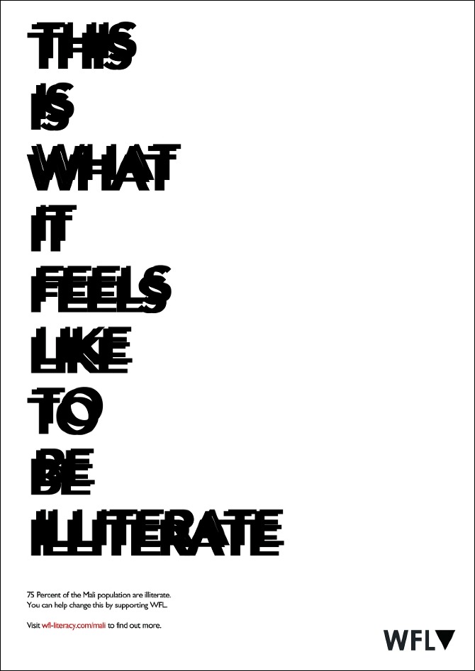 Illiteracy Posters - Robert Woods
