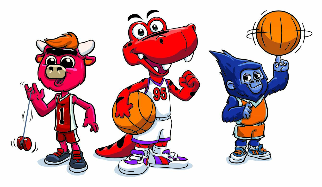 NBA Mascots - OATZ
