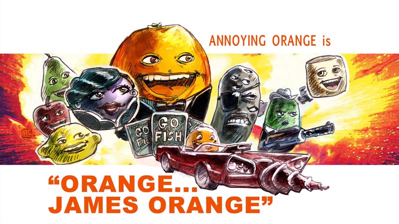 Annoying Orange Title cards - OATZ