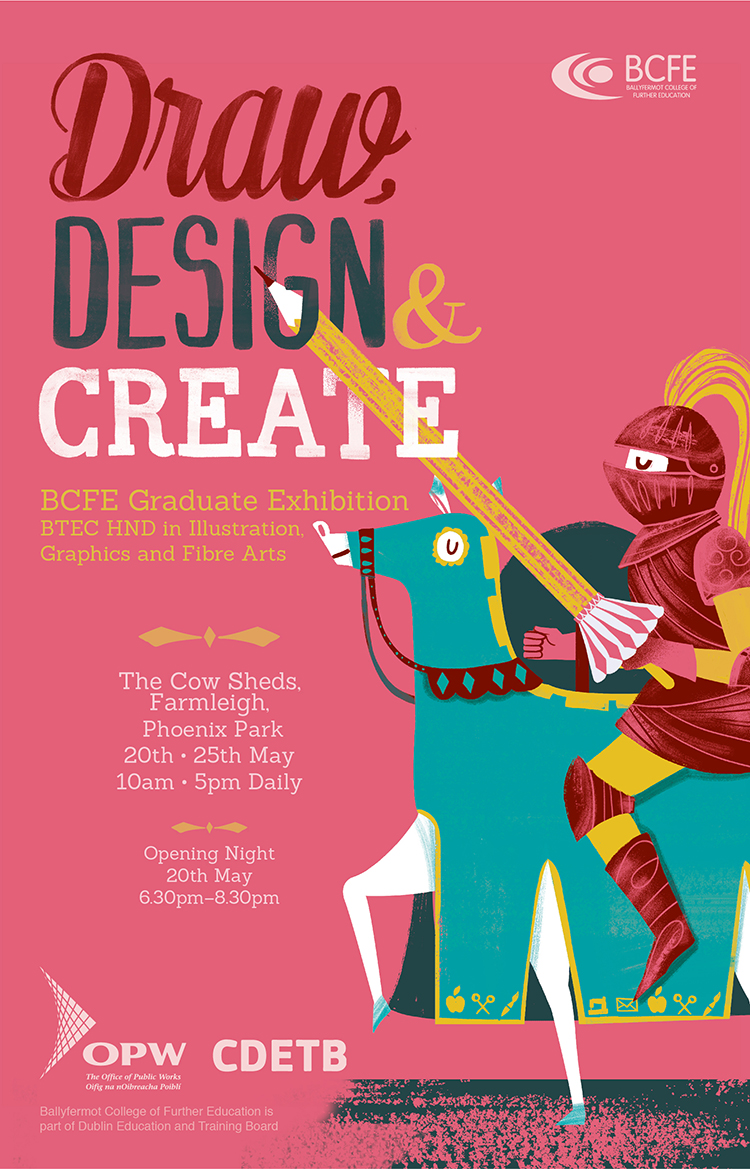 Draw, Create & Design Poster - Giovana Medeiros