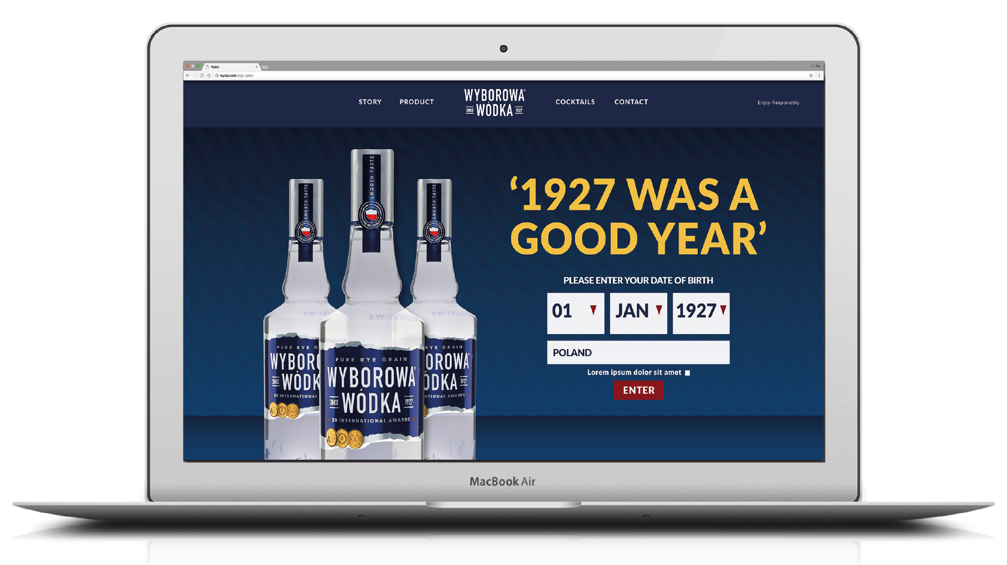 Wyborowa Vodka - Dom Wilson - Graphic Design