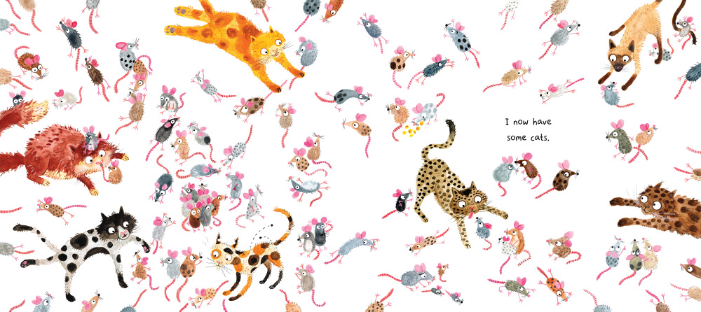 Collecting Cats - Lorna Scobie Illustration