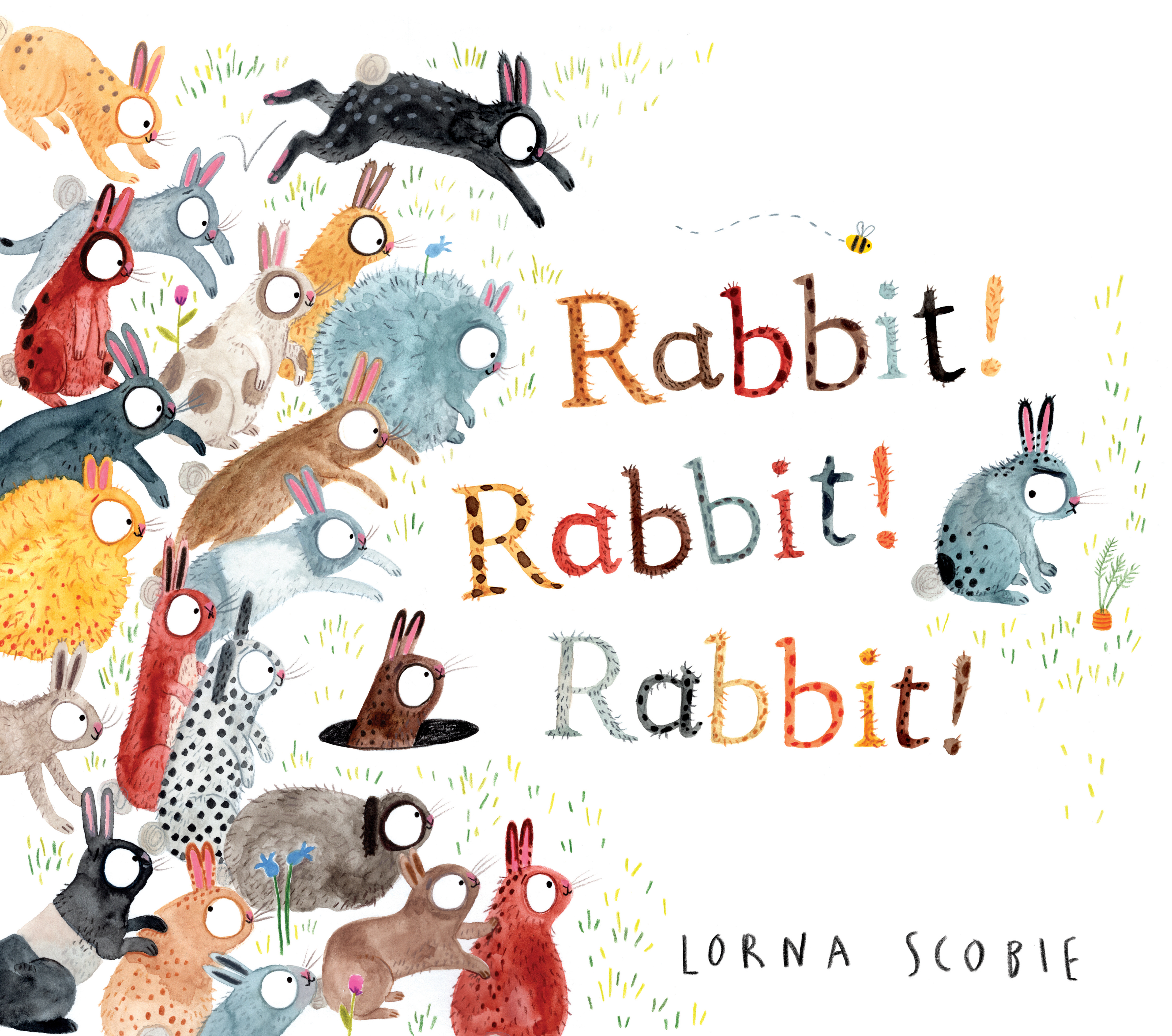 Rabbit! Rabbit! Rabbit! - Lorna Scobie Illustration