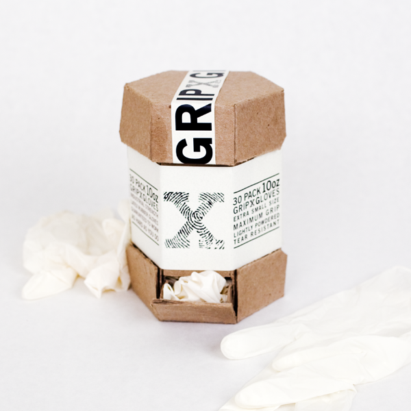 GripX Glove Packaging - Liz Leo Design