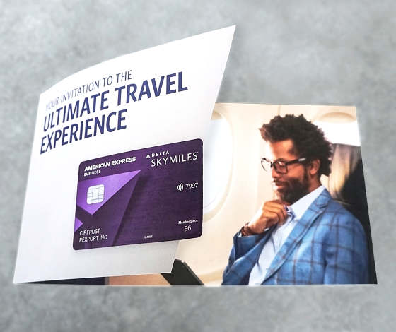 Delta + AmEx Direct Mail - Hannah Boresow