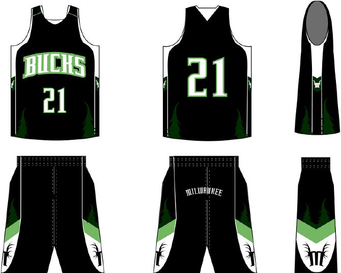 Milwaukee Bucks Rebrand - The Tall Banana Design