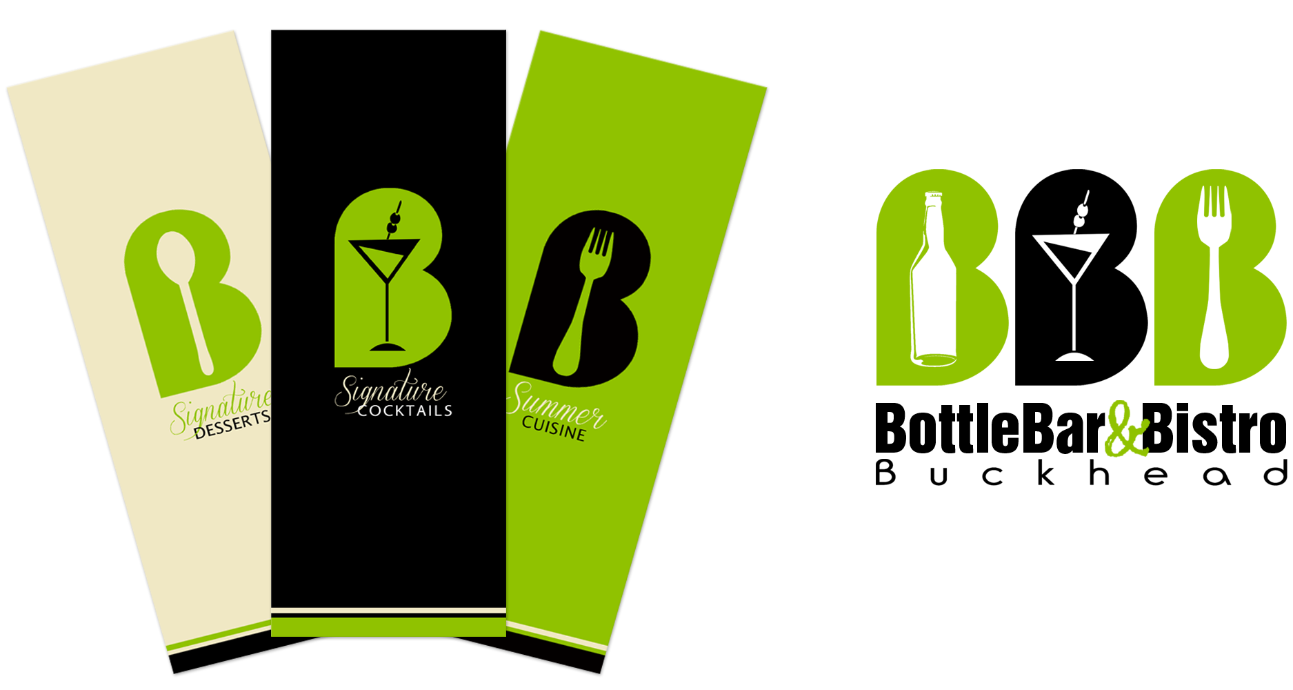 Buckhead BottleBar and Bistro Summer Menu Series - The Tall Banana Design