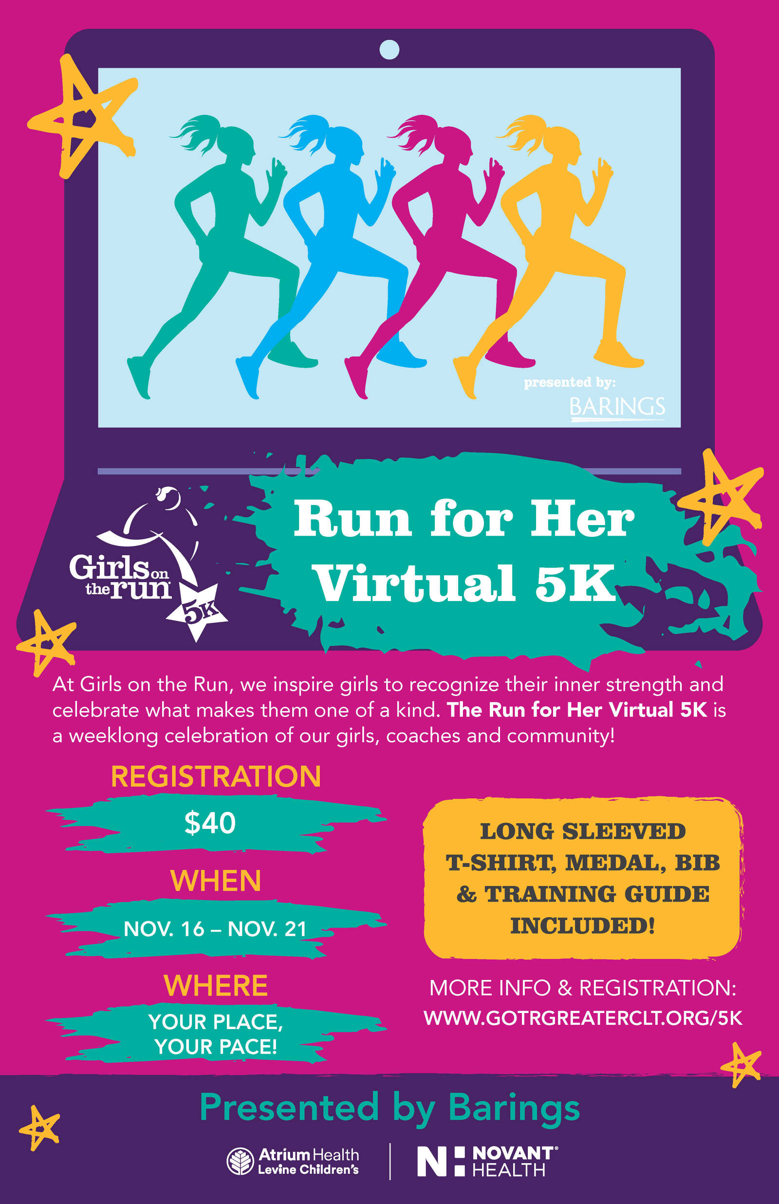 Girls on the Run Poster - Maren Trindl Designs