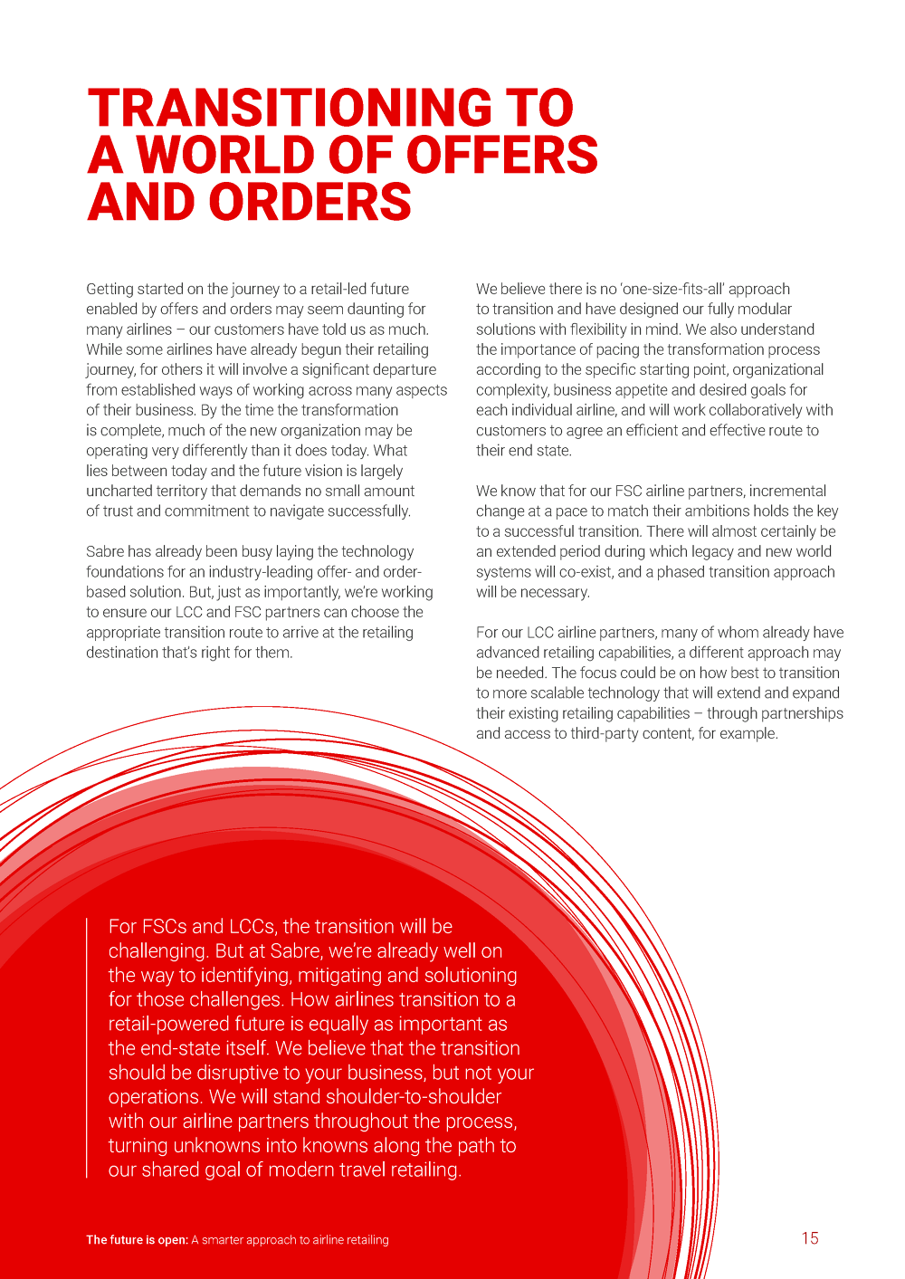Sabre Airline Strategy Whitepaper - Maren Trindl Designs