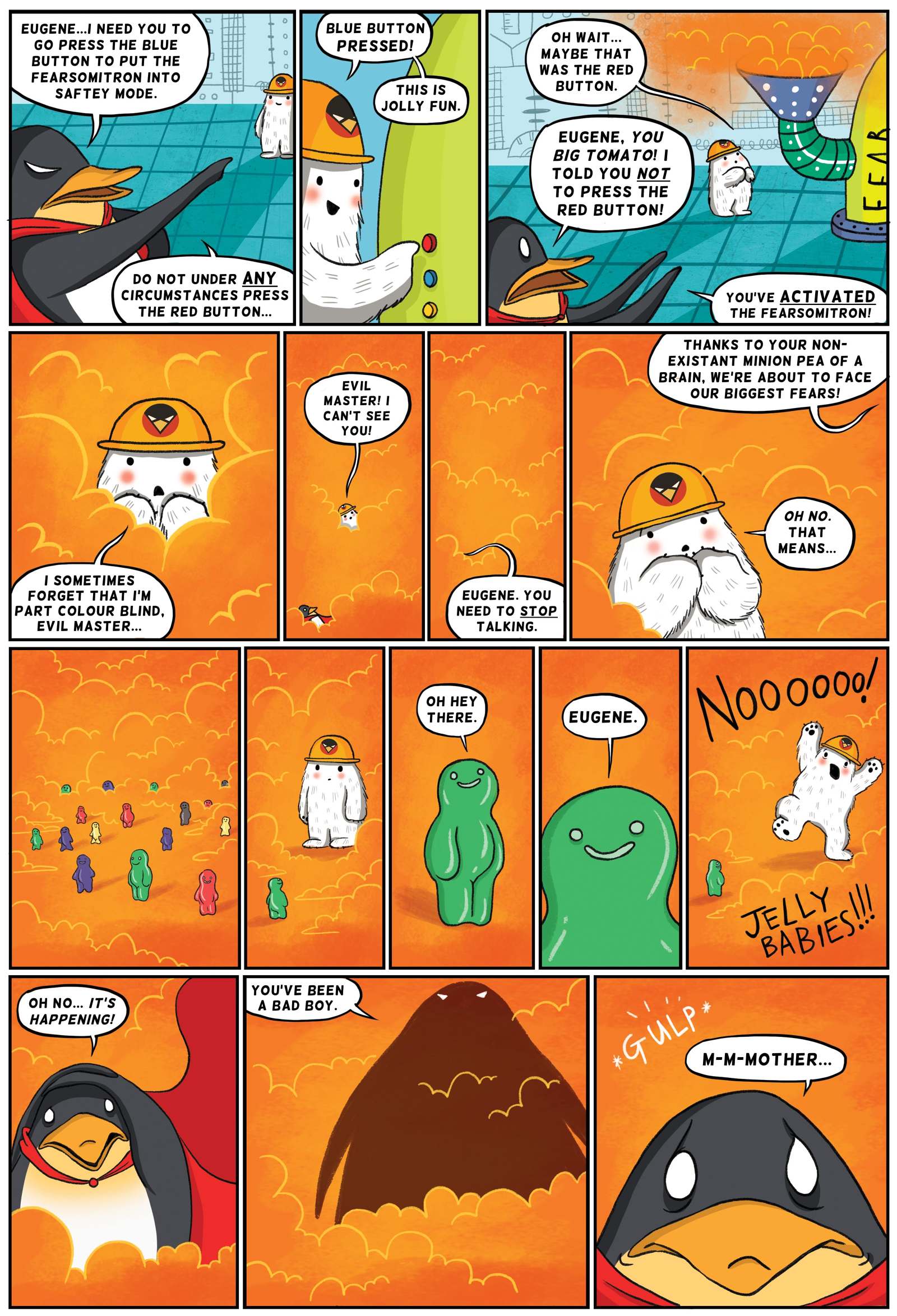 EVIL EMPEROR PENGUIN - Laura Anderson Illustration