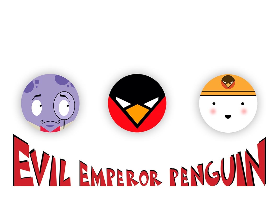 EVIL EMPEROR PENGUIN - Laura Anderson Illustration