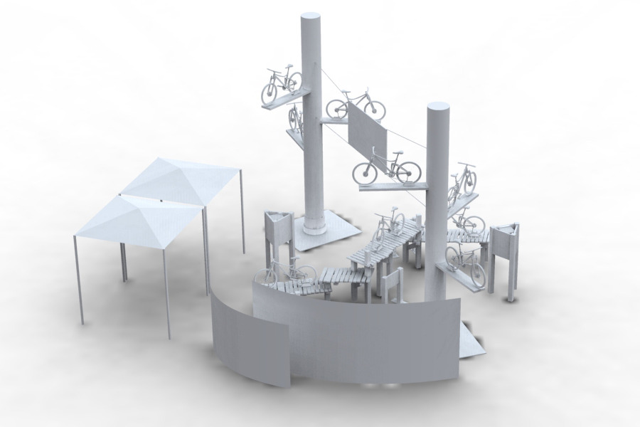 Kona Bike Booth - pipkindesign