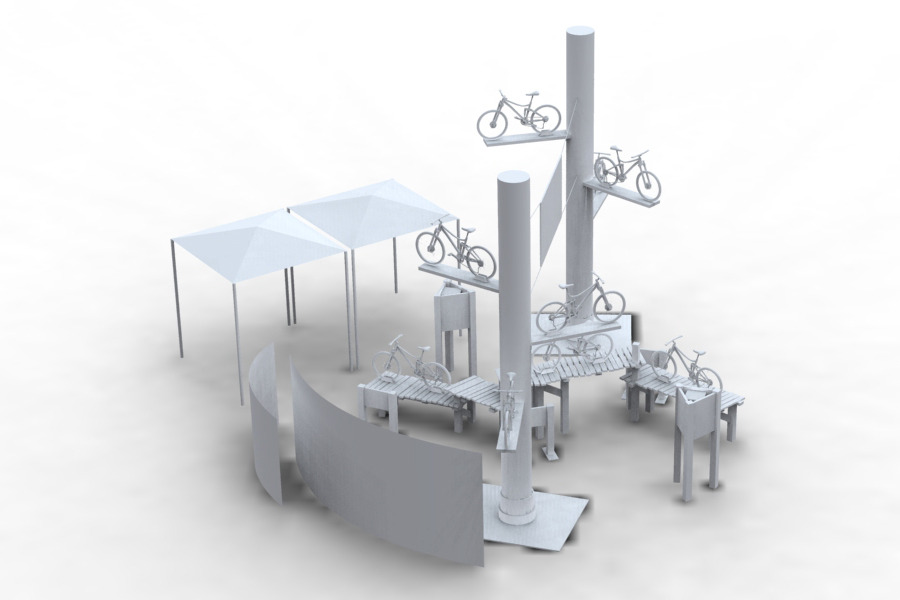 Kona Bike Booth - pipkindesign