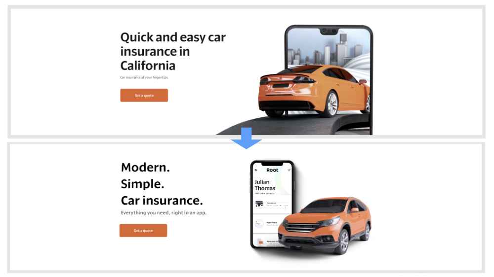 ROOT CAR INSURANCE -California Landing Page- - MichaelWaldFilm