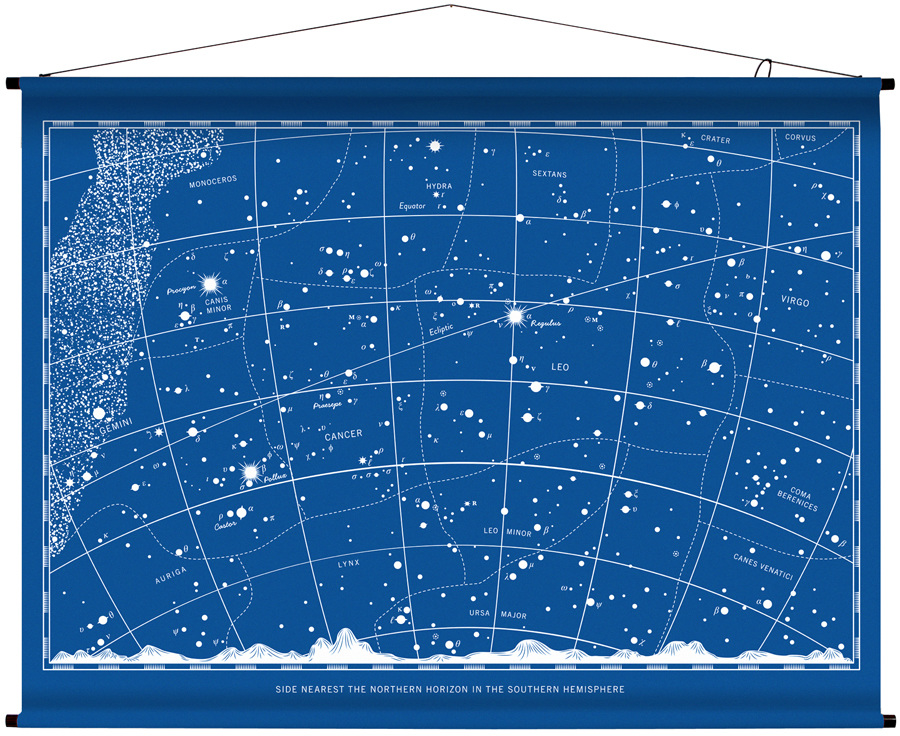 Night Sky Chart - Rachel Chew - Design, Lettering & Illustration