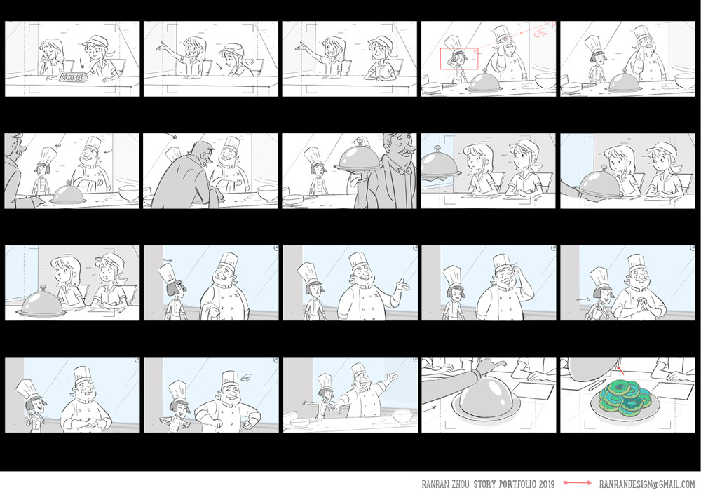 Storyboard Portfolio 2019 - Ranranimation