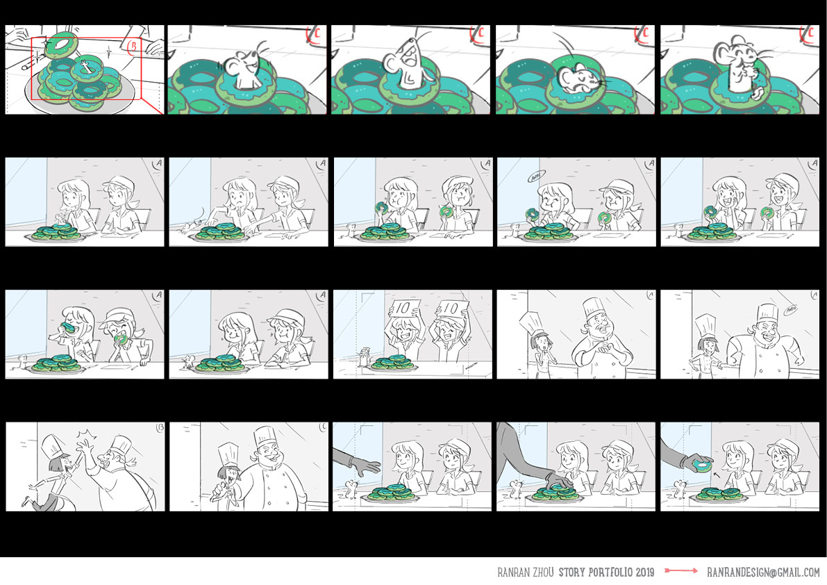 Storyboard Portfolio 2019 - Ranranimation