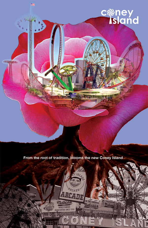 Logo and Poster Design - Coney Island - pikchu.co