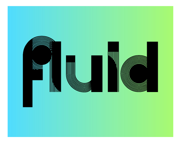 Tipografía Fluida Simplementejavi