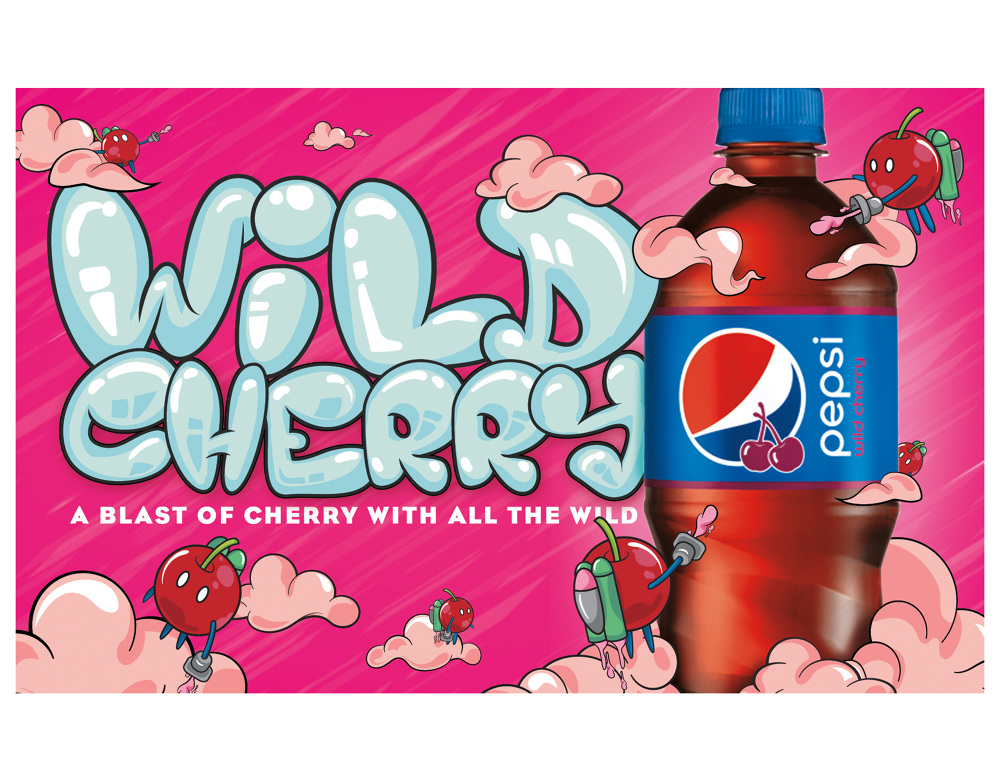 Pepsi Wild Cherry - ryancalderdesign.com