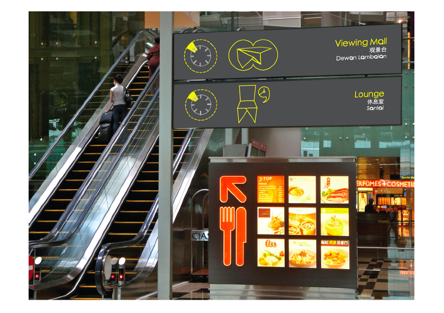 Changi Airport Signage System - boxchameleon