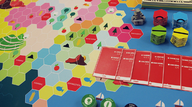 Simulation Board Game - Color Parade
