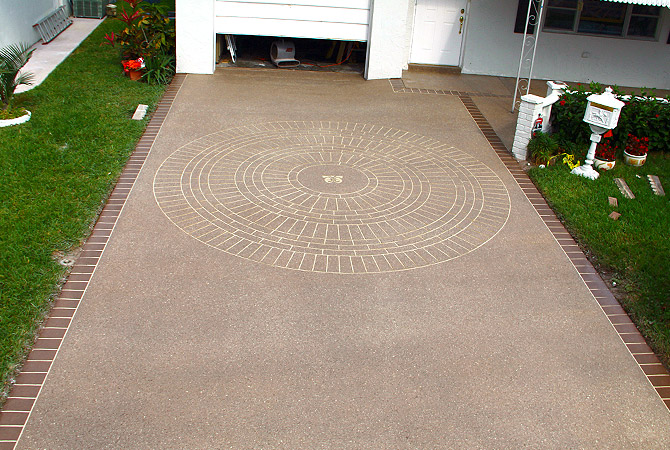 Engraving Concrete - Rimar Decorative Concrete Inc