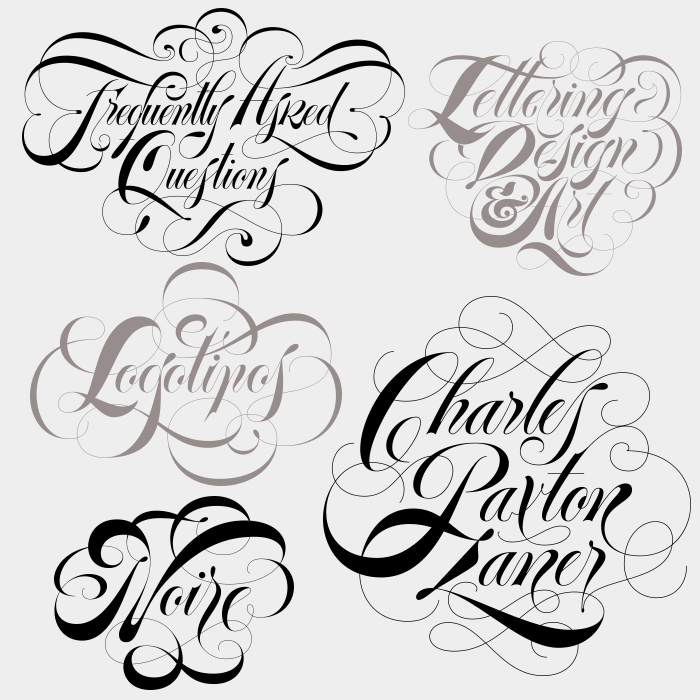 Spencerian Script Lettering - Roberlan