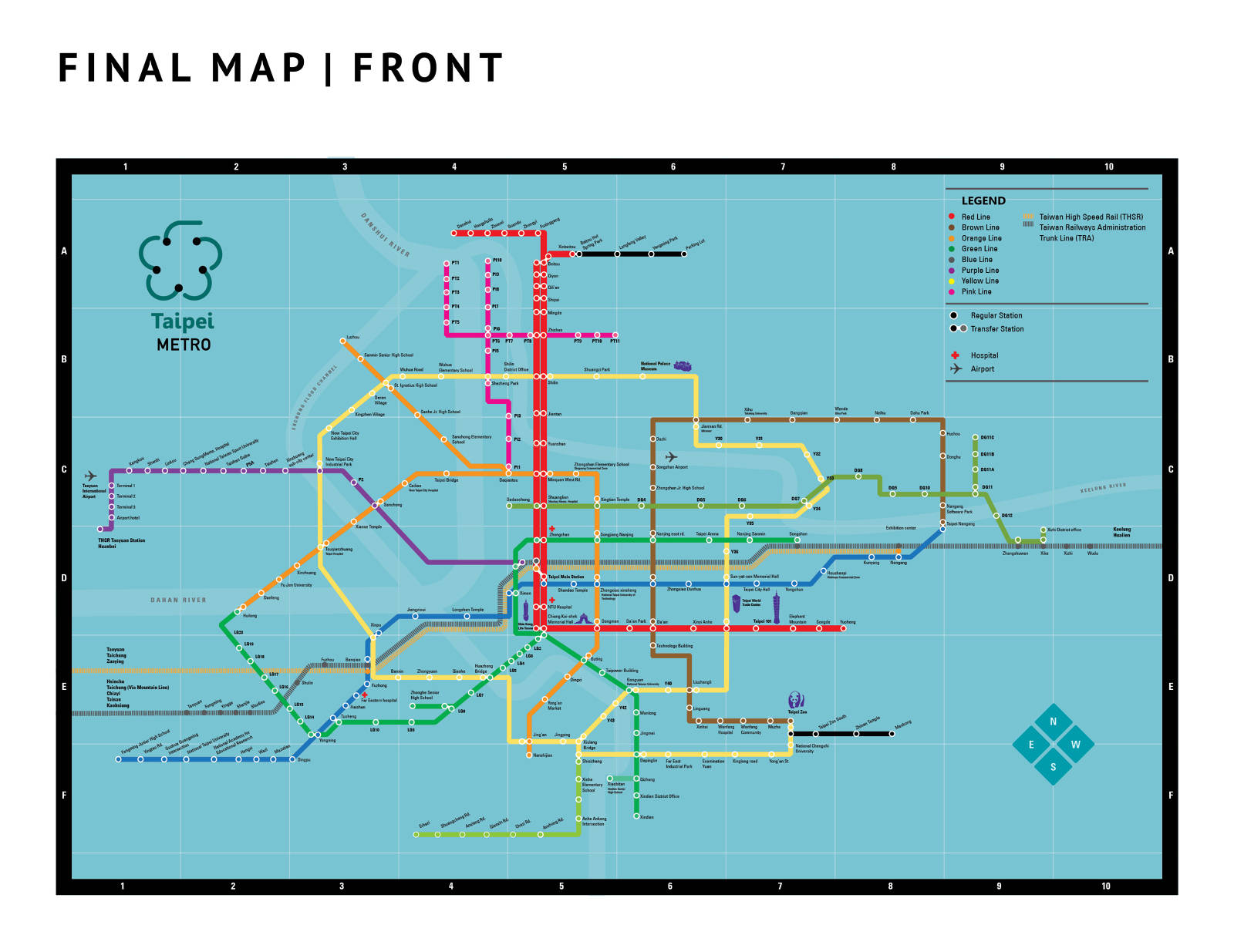 Taipei Metro Map - Victoria Spriggs