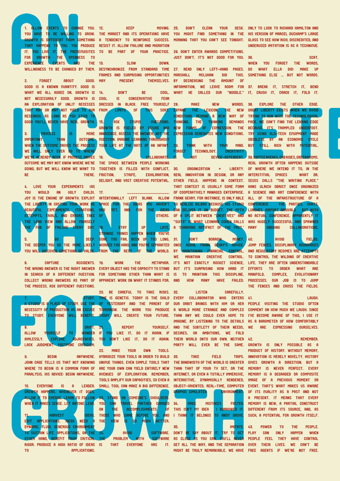 An Incomplete Manifesto For Growth - Matt Sidebottom
