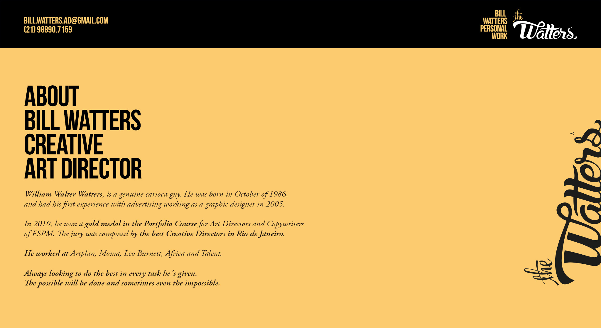 William Watters Art Director