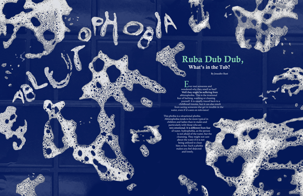 Ablutophobia Magazine Spread - www.megreed.com