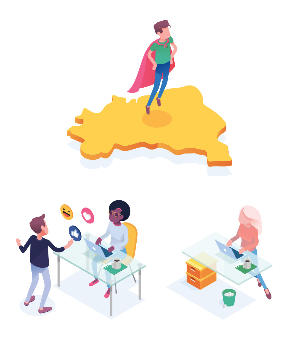 Scup Illustrations Serie - Ricardo Nask - Art & Design