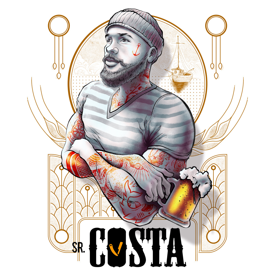 Cerveja Sr. Costa - Ricardo Nask - Art & Design