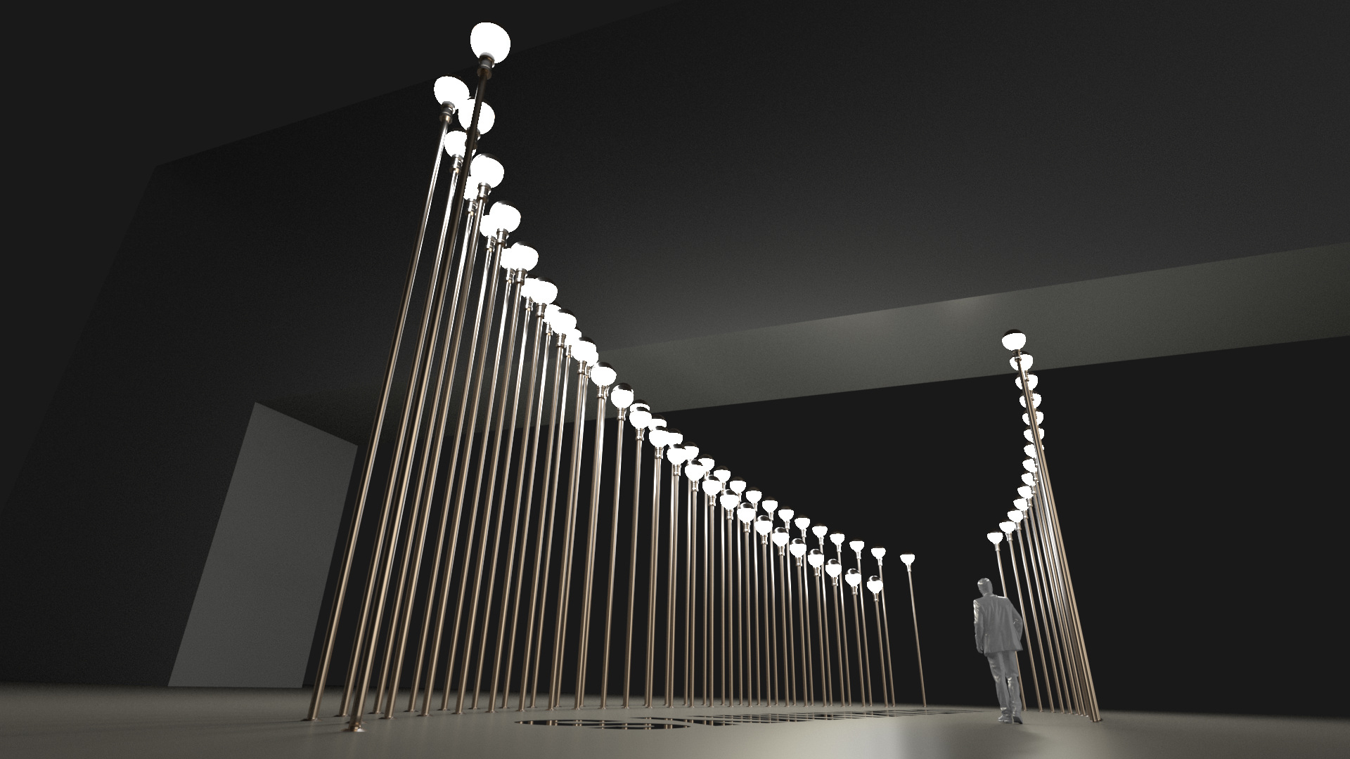 Interactive Light Sculpture - jihoonyoo