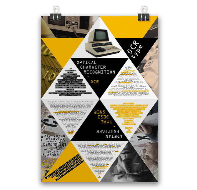 OCR Type / Tribute Poster - Clément Robert